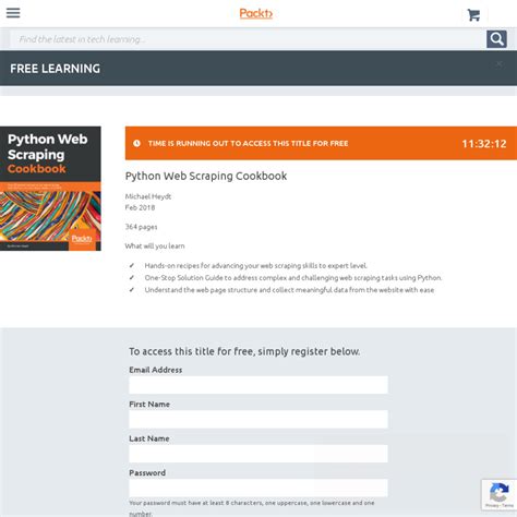 Free Ebook Python Web Scraping Cookbook Packtpub Ozbargain