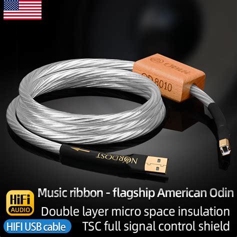 Odin Hifi Usb Otg Cable Stereo 7n Occ And Pure Silver Shield Type A C Type A B Type C C Type C B