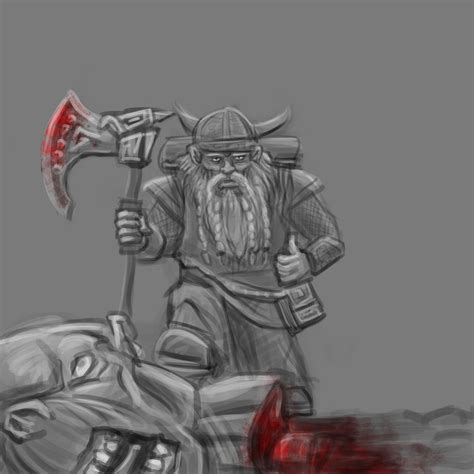 Dwarf Sketch By Willtomorrow On Deviantart