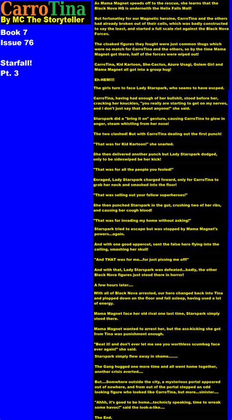 Book 7 Issue 76 Starfall Pt 3 By Mcthestoryteller On Deviantart