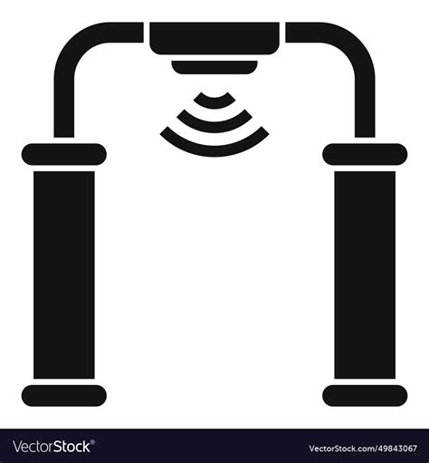 Road Sensor Arch Icon Simple Smart System Vector Image