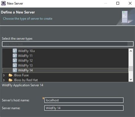 Jakarta Ee Can I Use Wildfly 14 With Eclipse Oxygen3a Stack Overflow