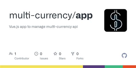 Github Multi Currencyapp Vuejs App To Manage Multi Currency Api