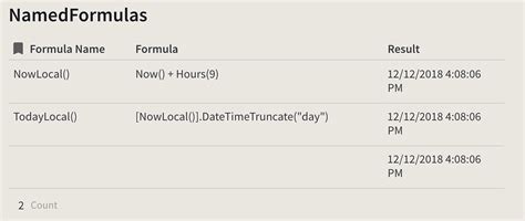 List Of Named Formulas Coda Maker Community