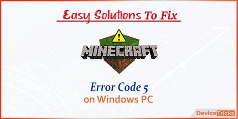 How To Fix Minecraft Launcher With Error Code 5 Cvlosa