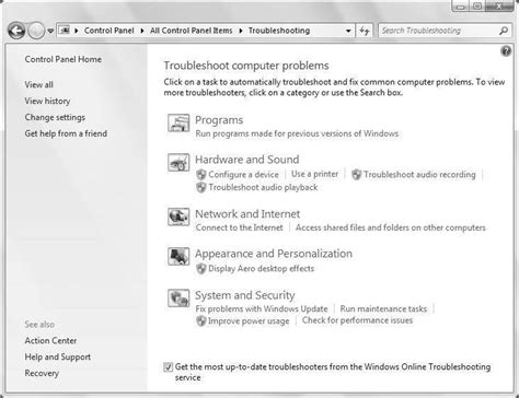 troubleshooting windows 7 hardware and performance issues
