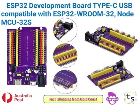 ESP DEVELOPMENT BOARD TYPE C USB Compatible With ESP WROOM Node MCU S PicClick AU