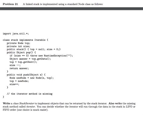 solved a linked stack is implemented using a standard node
