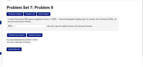 Solved Problem Set 7 Problem 9 Previous Problem Problem