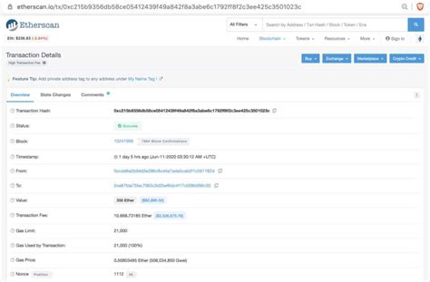 Ethereum Records Insane Transaction Fee Of Over 25 Million Dollars