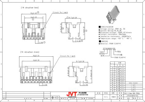 Straight Angle 2 0mm Pitch PCB Board Connector DIP PCB Mount Connectors
