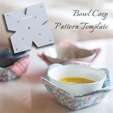 Bowl Cozy Pattern Template