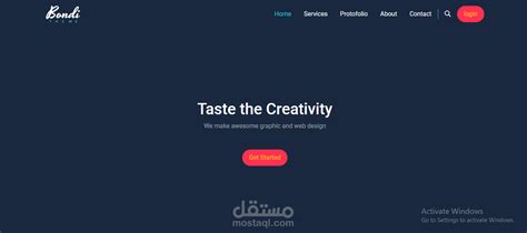 صفحة هبوط Landing Page Using Html5css3 And Bootstrap مستقل