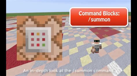Minecraft Command And Command Block Tutorial Summon Youtube