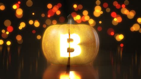 할로윈 호박에 조각 된 편지 B 배경에 보케 효과와 3d 일러스트 3차원 형태에 대한 스톡 사진 및 기타 이미지 3차원 형태 Diy 공포 무서움 Istock