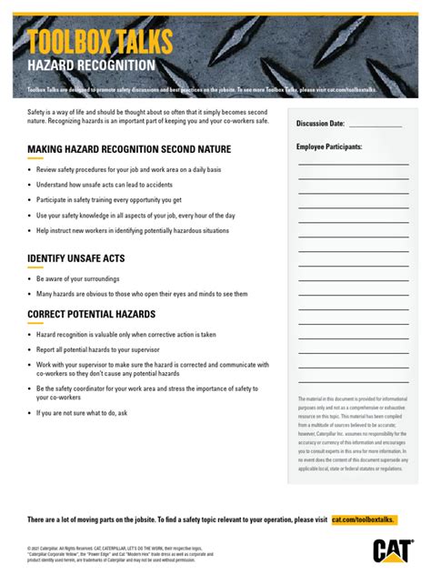 Hazards Recognition Pdf Occupational Safety And Health Business