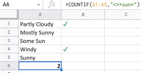 Count Cells Not Containing Certain Text Google Sheets Sheets Help