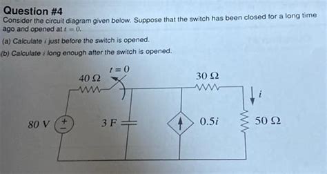 Solved Question Consider The Circuit Diagram Given Below Chegg