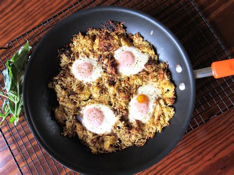 Egg Parsnip And Celeriac Hash Brown Skillet — Food Garden
