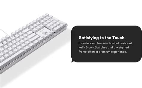 Amazon Com Macally Backlit Mechanical Keyboard For Mac Quality You Can Feel Classic Mac