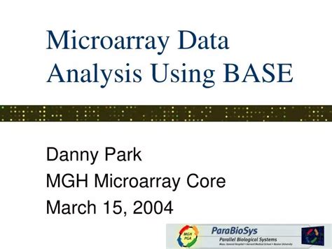 Ppt Microarray Data Analysis Using Base Powerpoint Presentation Free