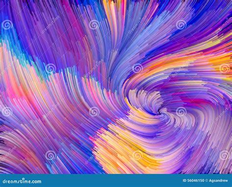 Vivid Color Vortex Stock Illustration Illustration Of Decoration 56046150