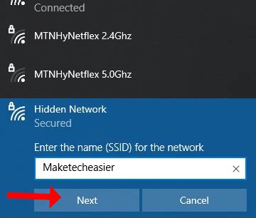 How To Connect To Hidden Wi Fi Networks On Windows Make Tech Easier