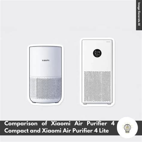 Comparison Of Xiaomi Air Purifier 4 Compact And Xiaomi Air Purifier 4 Lite