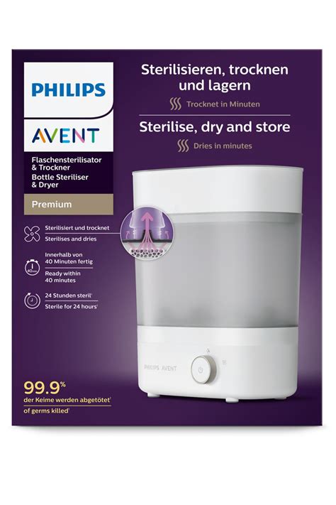 Philips Avent Αποστειρωτής και Στεγνωτήρας Μπιμπερό - αποστείρωση