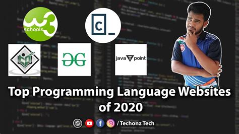 Top Programming Language Websites Of 2020 Techonztech Youtube