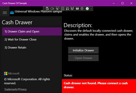 How To Open Rj11 Cash Drawer In Wpf C Using 7 Framework
