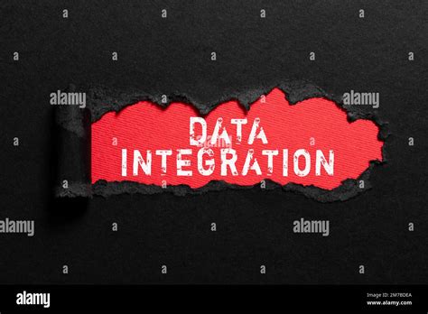 Text Caption Presenting Data Integration Business Concept Involves