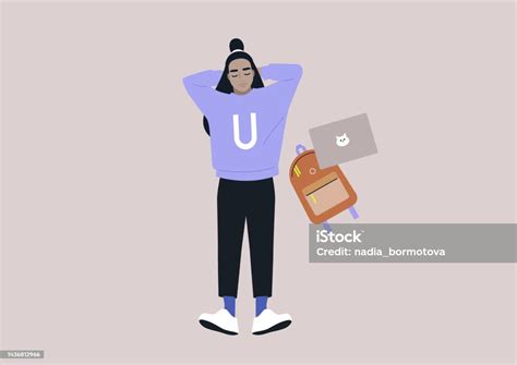 머리 뒤에 손을 얹고 바닥에 누워있는 젊은 휴식중인 아시아 학생의 상면보기 공원에 대한 스톡 벡터 아트 및 기타 이미지 공원 사람들 하이 앵글 Istock