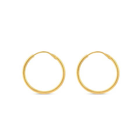 Real Gold Hoop Earrings 22ct Gold Purejewels Uk