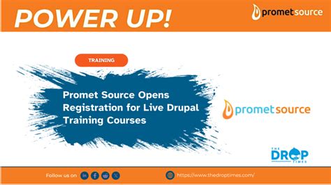 Promet Source Opens Registration For Live Drupal Training Courses
