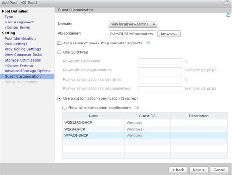 creating linked clone automated pools using vmware horizon view the