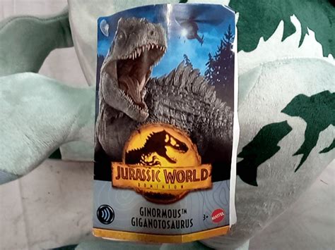 Jurassic World Dominion Ginormous Giganotosaurus Plush Dinosaur Dutch