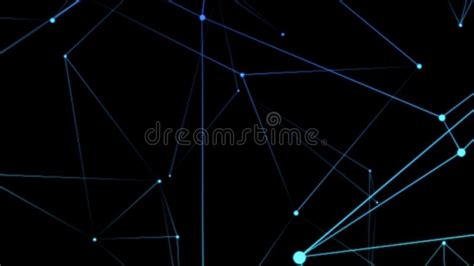 abstract plexus structure of many glowing lines and particles