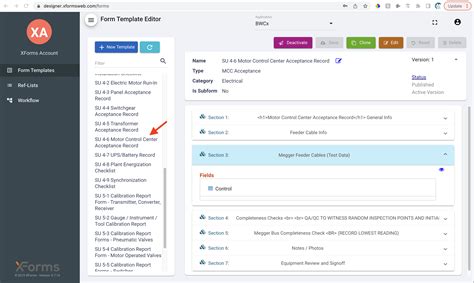 32 Pre Built Commissioning Form Templates Now Available In Xforms Cx Xforms Cx