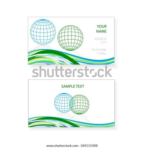 Business Cards Grid Earth Globe Icon 스톡 벡터 로열티 프리 184115408 Shutterstock