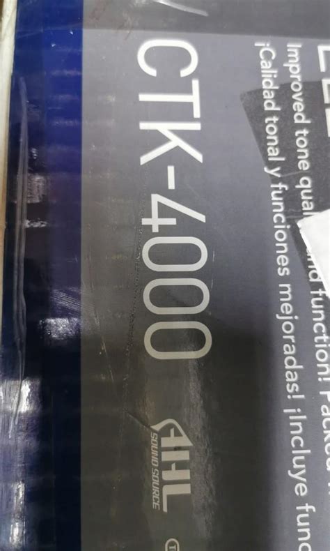 Casio Keyboard Ctk 4000 Hobbies And Toys Music And Media Musical Instruments On Carousell