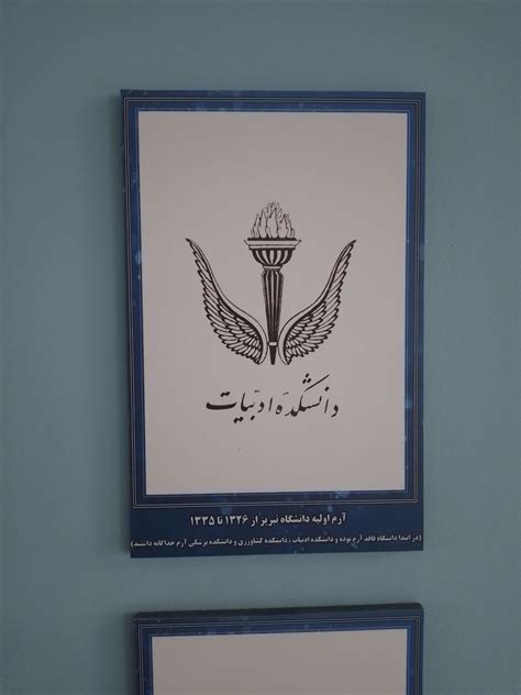 دانشگاه تبریز در ابتدا هیچ لوگو یا آرمی نداشت بلکه تنها دانشکده ادبیات