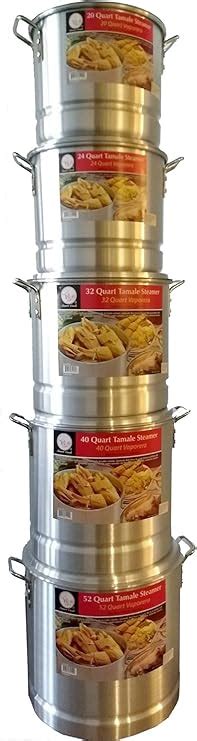 Tamale Steamer Vaporera Stock Pot Aluminum Tamale Steamer 1 Set Of 52 Quart 40