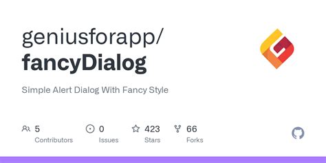 Github Geniusforappfancydialog Simple Alert Dialog With Fancy Style