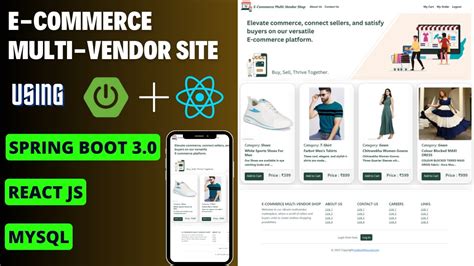 Multi Vendor Ecommerce Project Using Spring Boot React Js Mysql
