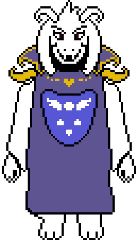 Asriel Dreemurr Color Sprite Thought I D Try My Hand At Reinterpreting Redoing Asriel S Sprite