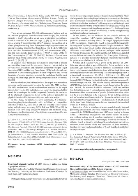 Pdf Functional Characterization Of Udp Glucose 4 Epimerase From