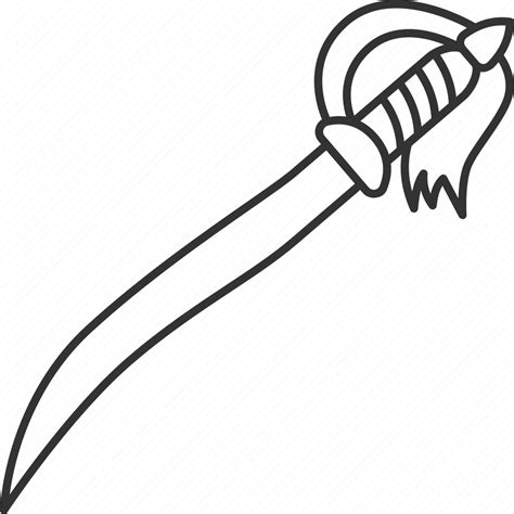 Cutlass Sword Saber Pirate Fight Icon Download On Iconfinder