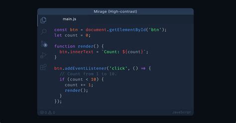 Mirage By Tristanremy Vs Code Themes