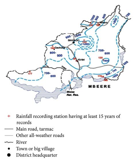 Annual Rainfall Maps Of Observed And Those Of Reconstructed Rainfall Download Scientific